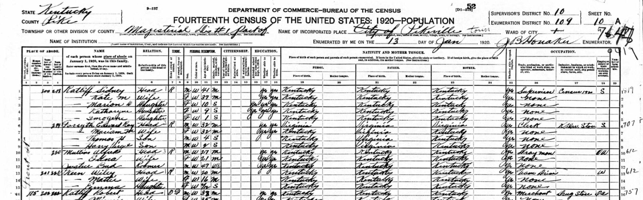 THE THOMAS PATTON MAY DESCENDANTS OF ROBINSON CREEK - Pike County ...